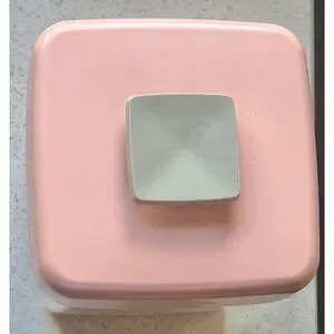 Lustroware | Kitchen | Lustroware Mcm Pink Plastic Tea Canister Lid ...